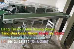 Cách thiết kế chân tăng-đua băng tải với nhôm định hình 40x40 & 62x62